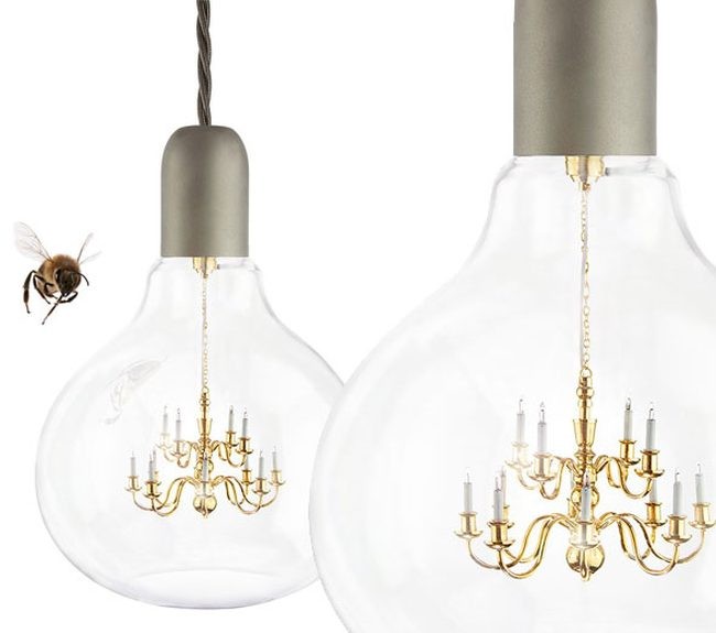 A light within a light: KING EDISON pendant lamp