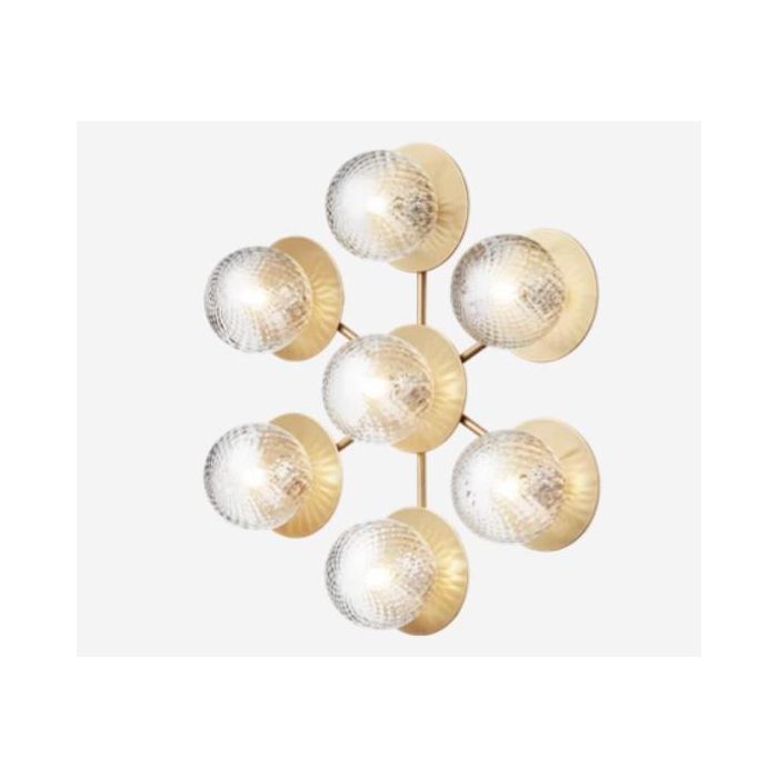 Nuura Liila Star nordic gold / optic clea Wall Lights gold/brass