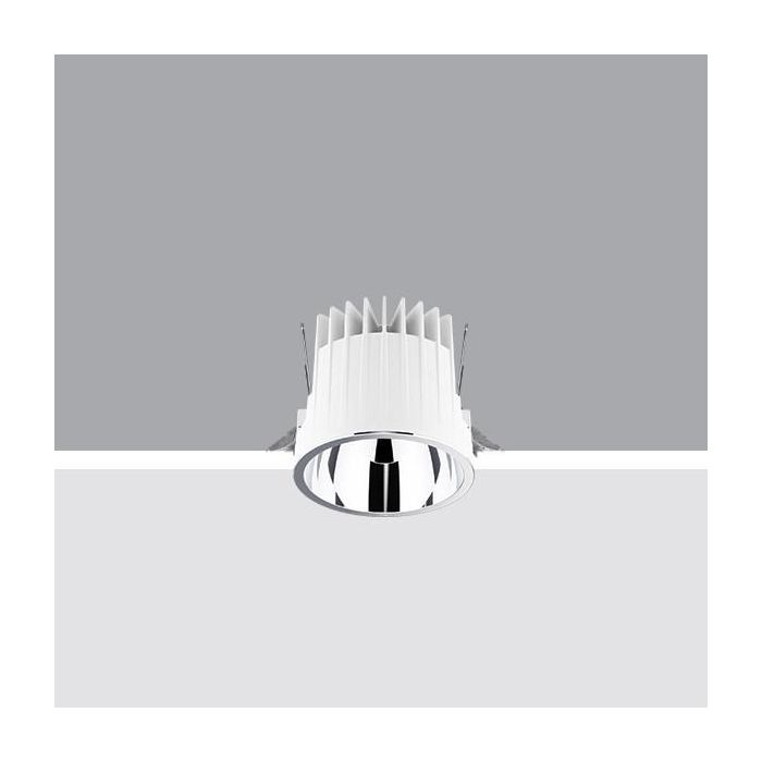 iGuzzini Reflex C.o.B Round QM68 Downlight aluminum