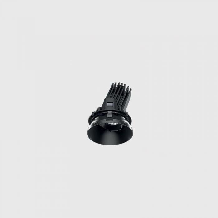 iGuzzini Laser Adjustable Round QA67 Spotlight black