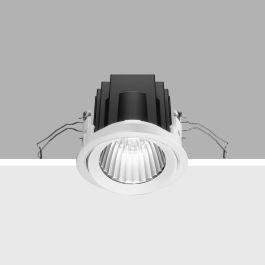 iGuzzini Laser Adjustable (tilting) round recessed luminaire 17W 1887lm ...
