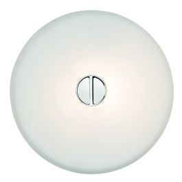 Flos Mini Button Wall Lights white